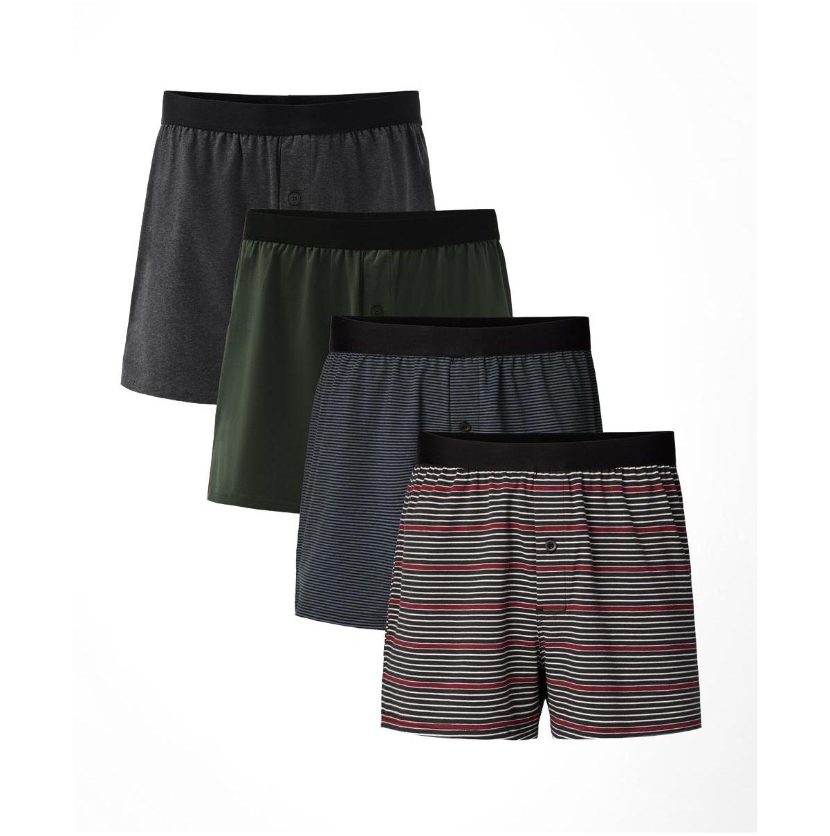 Click here for Pact Mens Everyday Knit Boxer 4-Pack Made With Org... prices