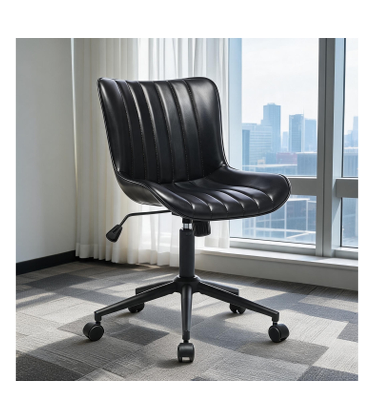 Click here for Office Chair with Wheels  Ergonomic Desk Chair  Bl... prices