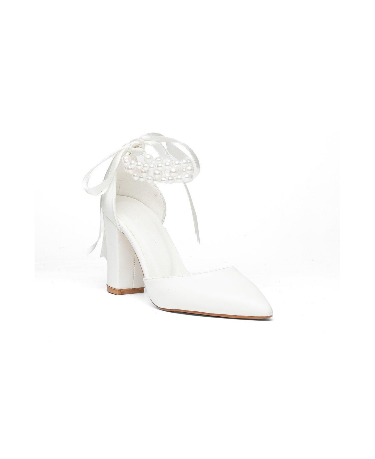 Click here for Prologue Shoes Womens Sora Block Heel Bridal Pump... prices