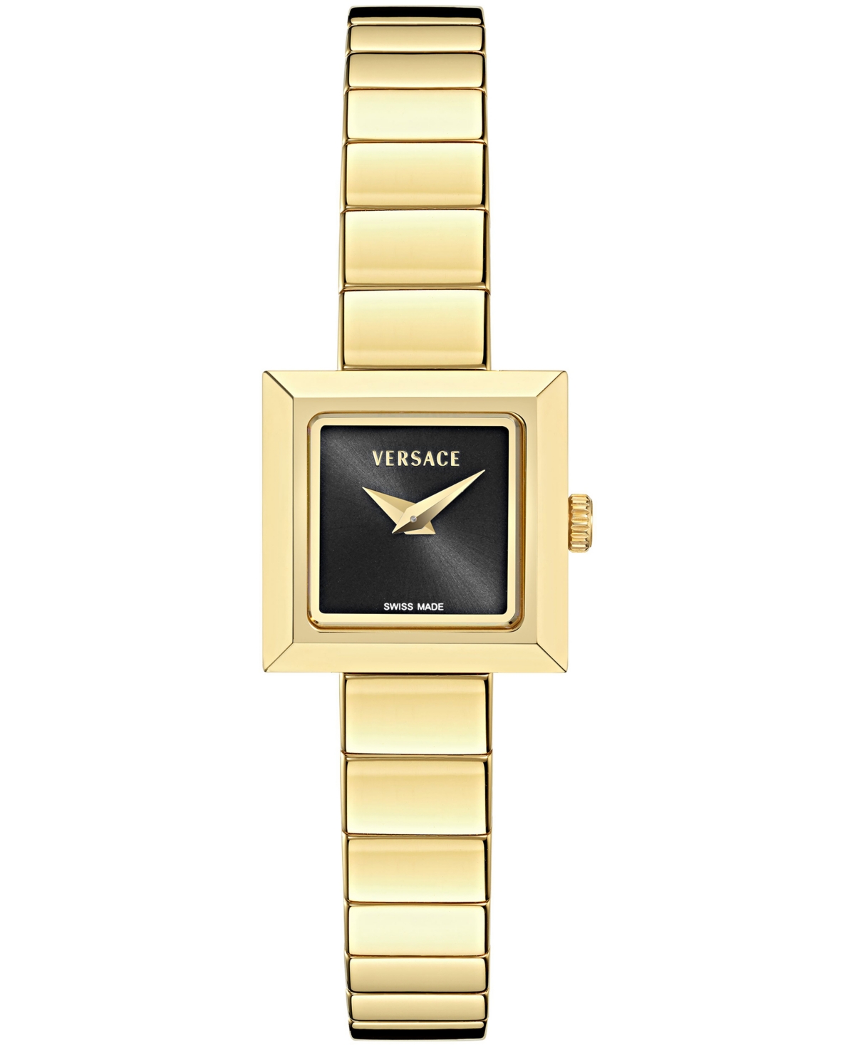 Click here for Versace Womens V-Square Petite Two-Tone Stainless... prices