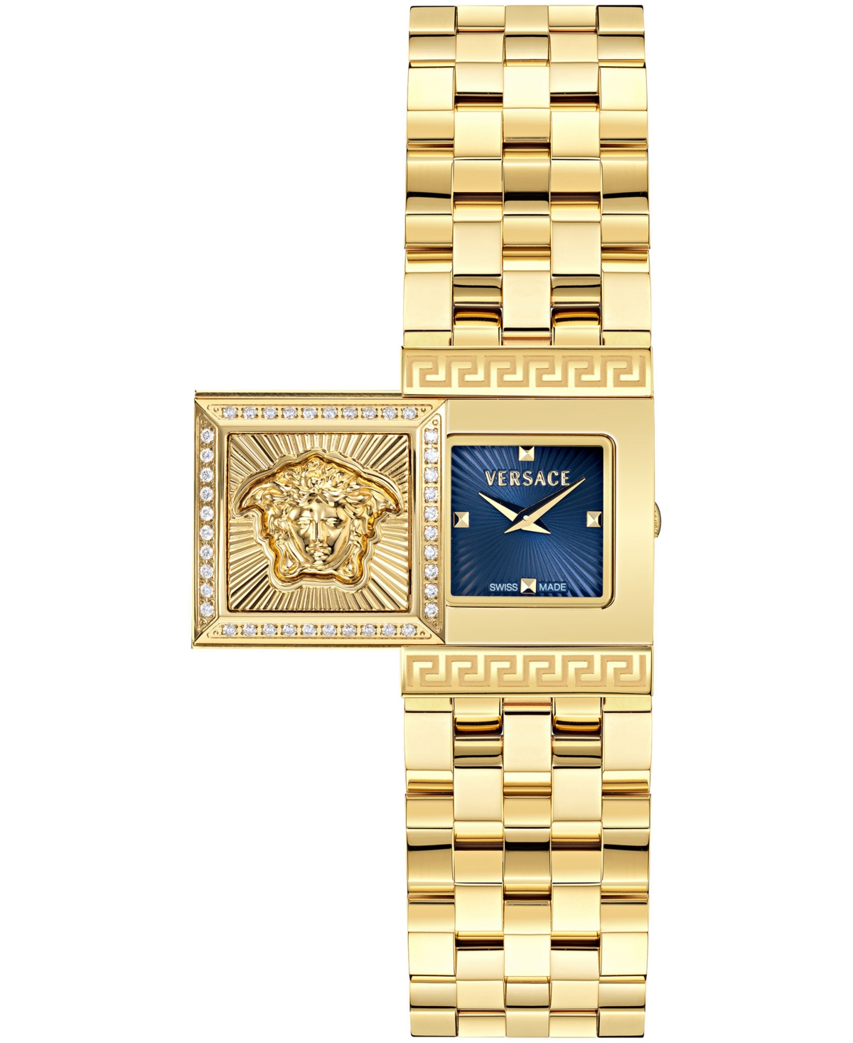 Click here for Versace Womens Reveal Precious Ip Yellow Gold Stai... prices