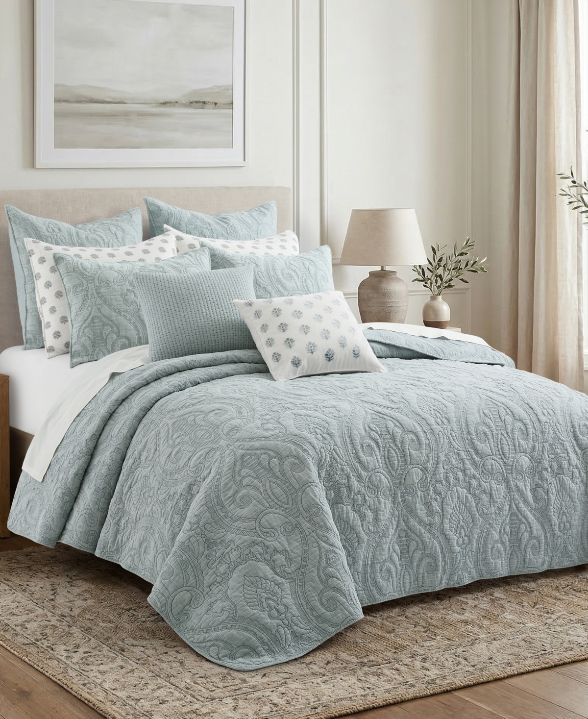 Click here for Levtex Home Helena Textured 3-Pc. Quilt Set  King/... prices
