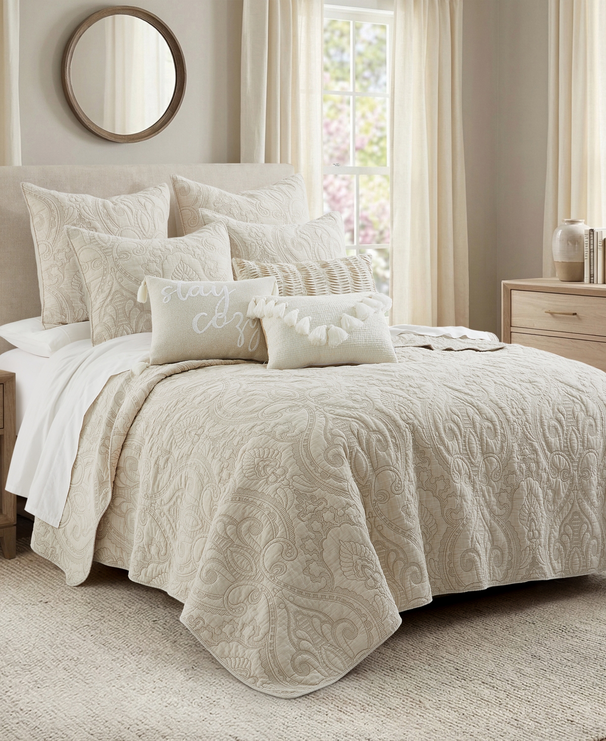 Click here for Levtex Home Helena Textured 3-Pc. Quilt Set  King/... prices
