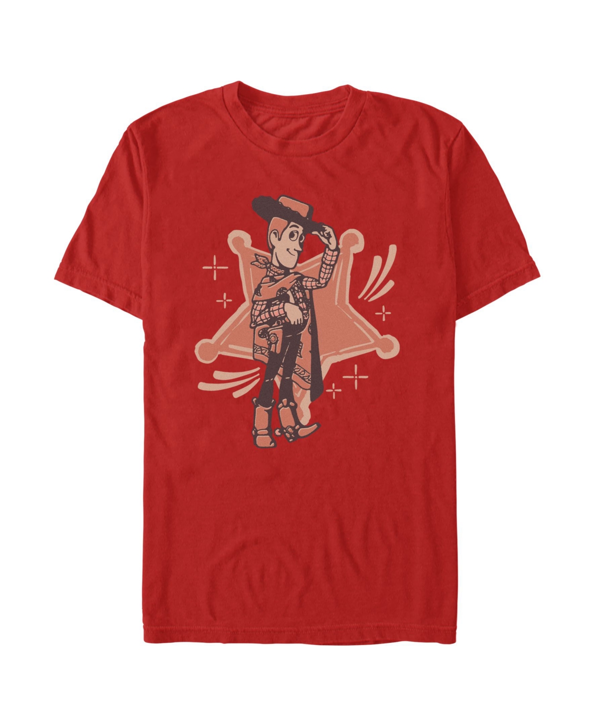 Click here for Fifth Sun Mens Im Woody Crewneck T-Shirt - Red prices