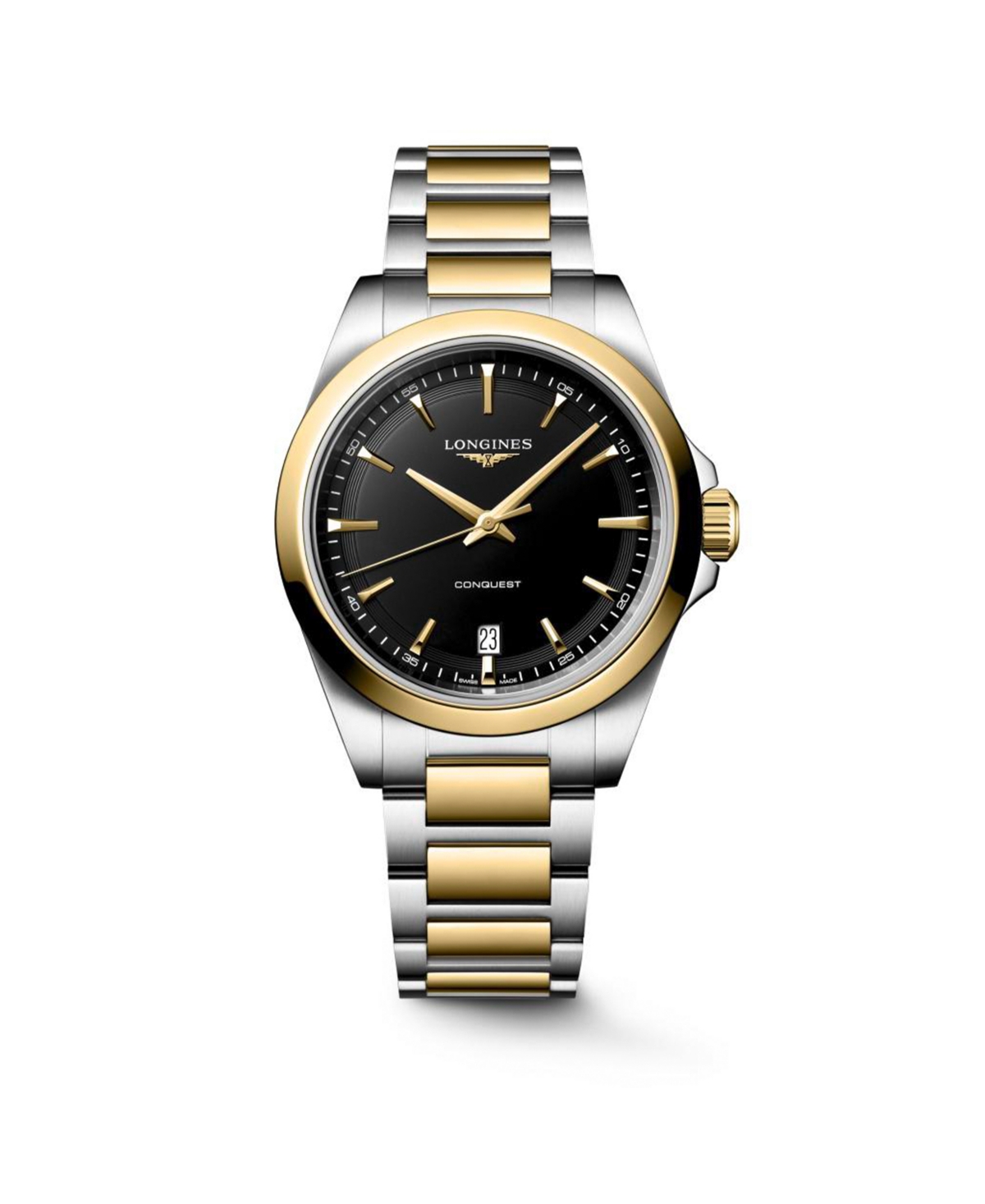 Click here for Longines Mens Conquest Yellow Pvd Coating and Silv... prices
