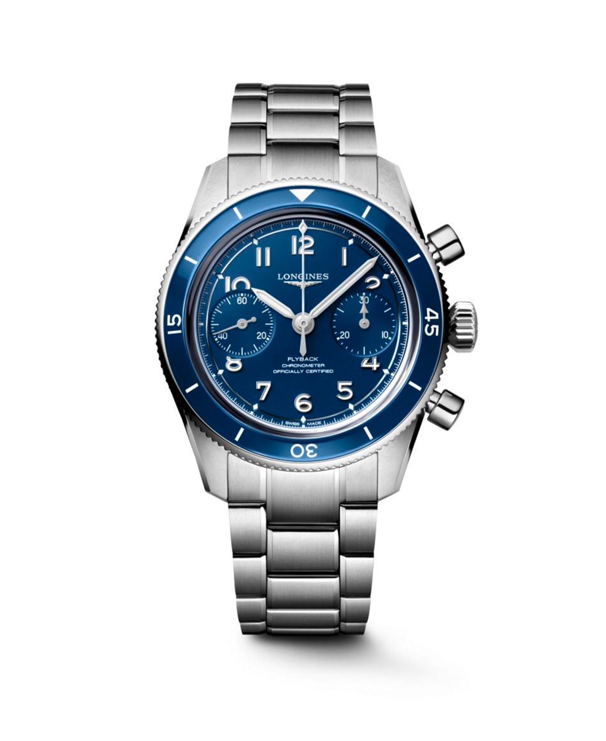 Click here for Longines Mens Spirit Pilot Flyback Silver Stainles... prices