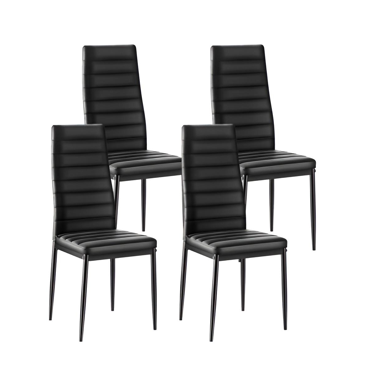 Click here for Slickblue Set of 4 Modern Dining Chairs with Thick... prices