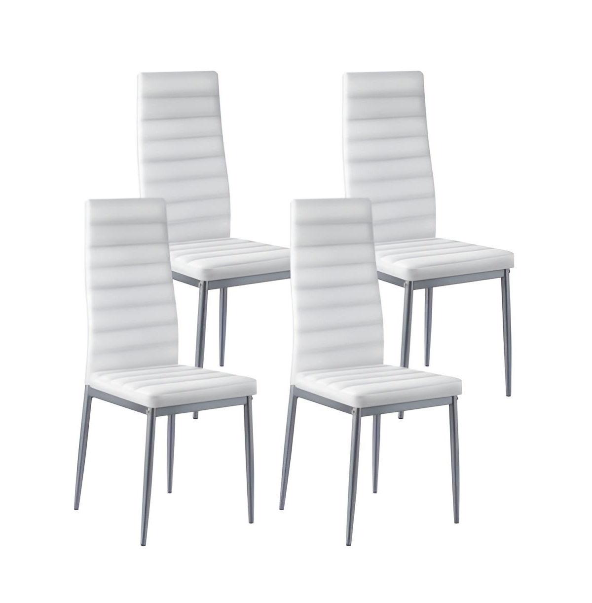 Click here for Slickblue Set of 4 Modern Dining Chairs with Thick... prices