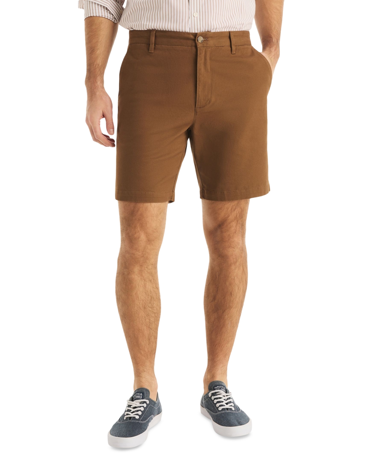 Click here for Nautica Mens Performance Deck Solid Shorts  8.5 In... prices