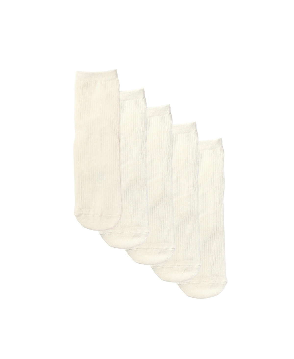 Click here for Stems Womens Ribbed Cotton-Blend Ankle Socks  5-Pa... prices