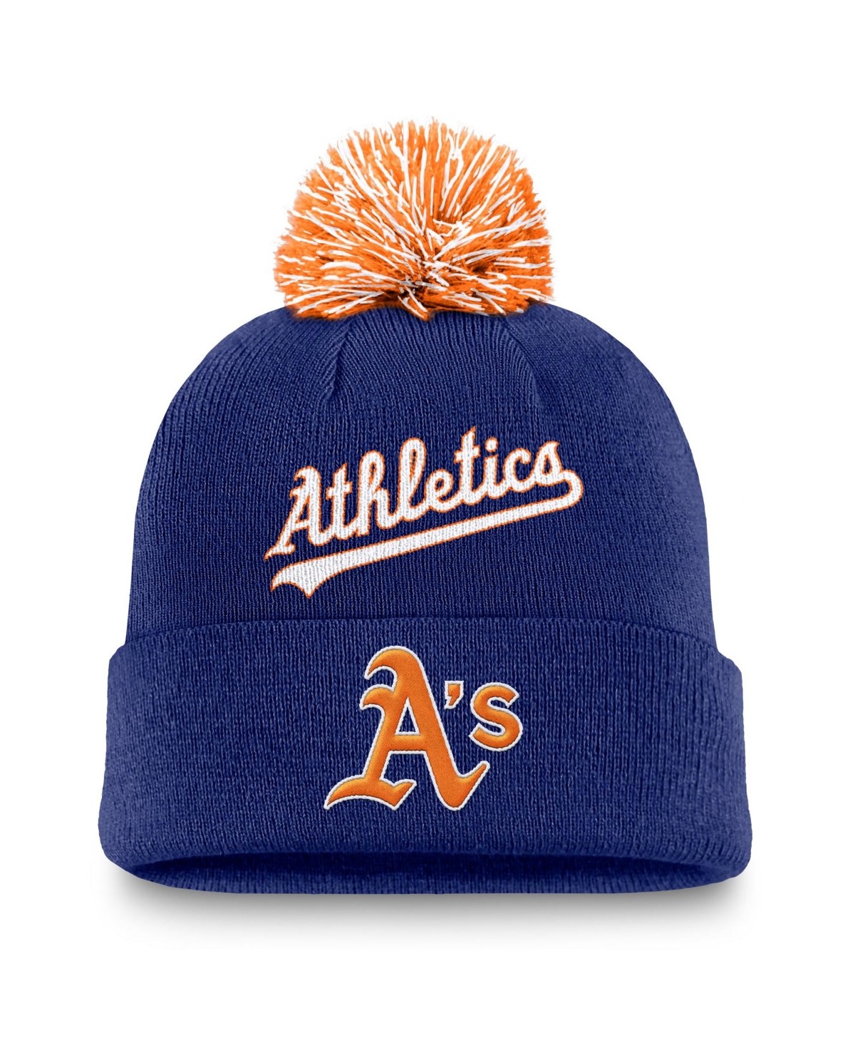 Click here for Mens Nike Royal Athletics Peak Cuffed Knit Hat wit... prices