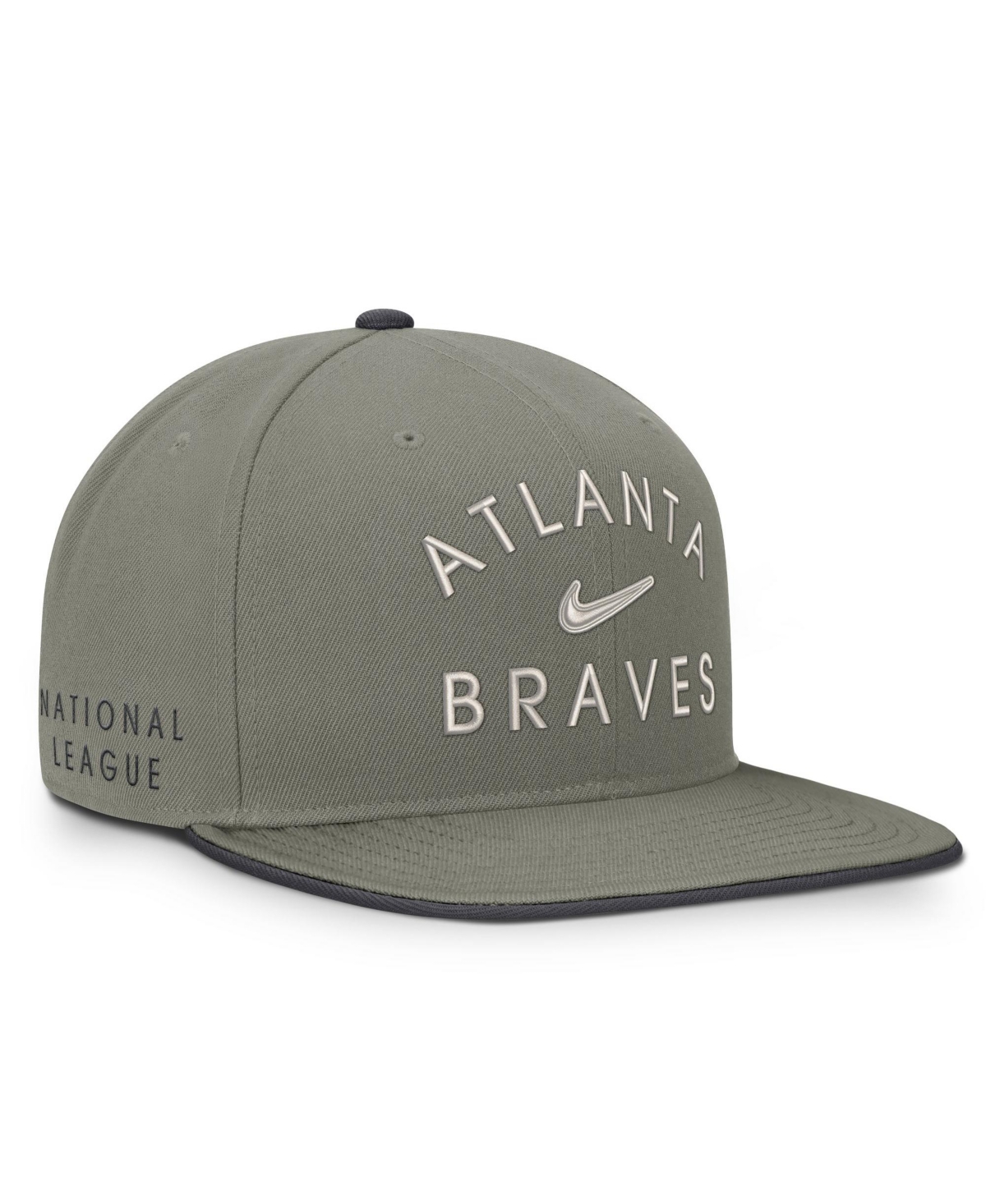 Click here for Mens Nike Olive Atlanta Braves Pro Dri-fit snapbac... prices