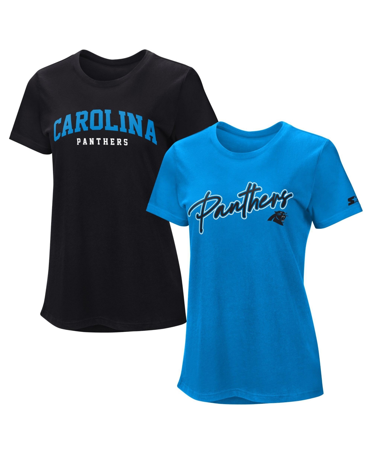 Click here for Starter Womens 2-Pack Carolina Panthers T-Shirt -... prices