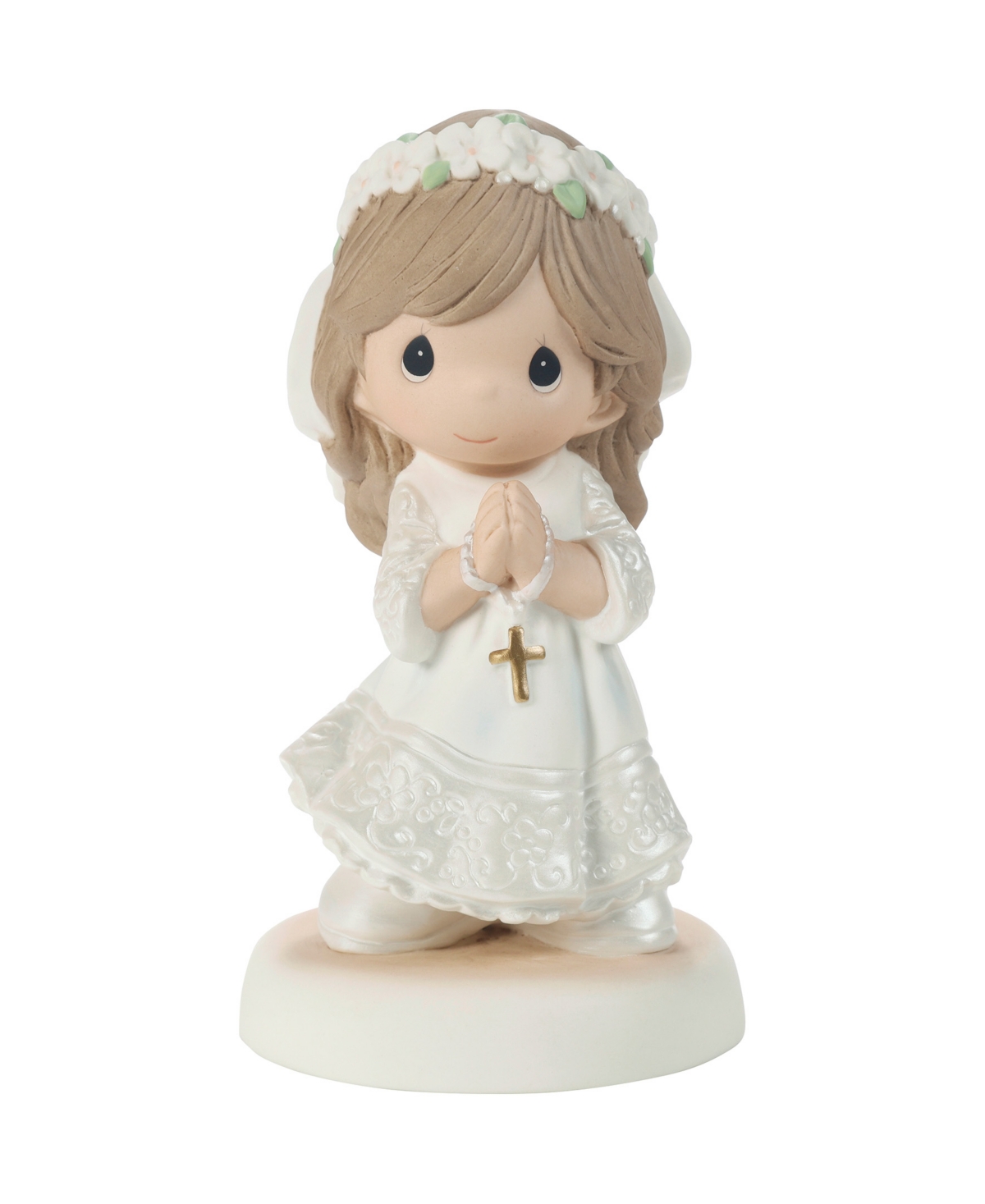 Click here for Precious Moments Communion Brunette Girl - Multi prices