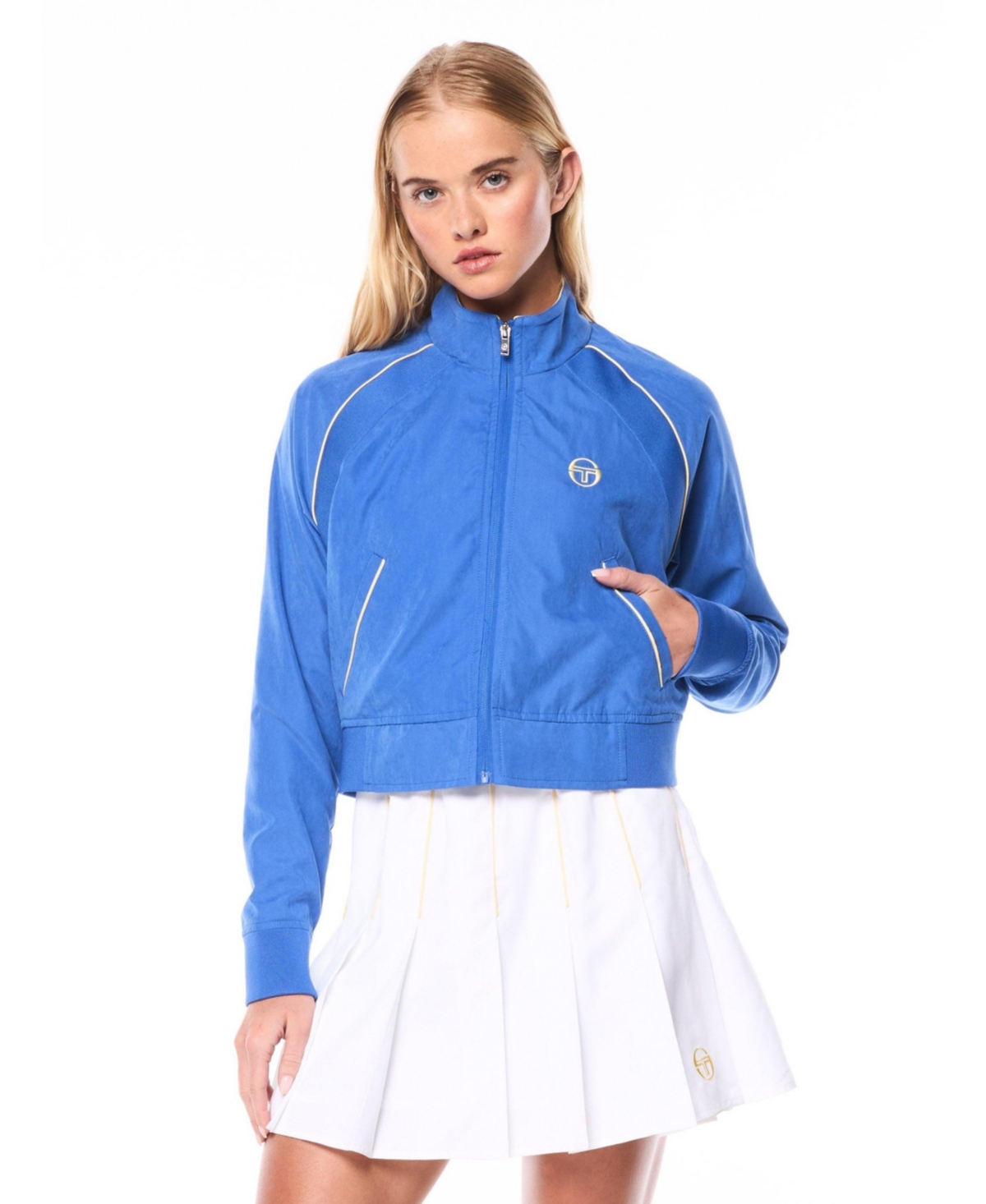 Click here for Sergio Tacchini Womens Via Cropped Track Jacket -... prices
