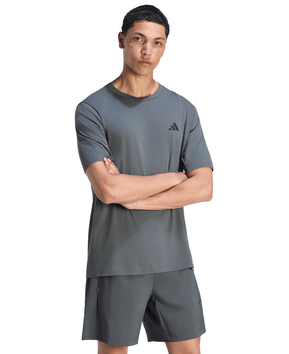 Click here for adidas Mens Essentials Feel Ready Crewneck T-Shirt... prices
