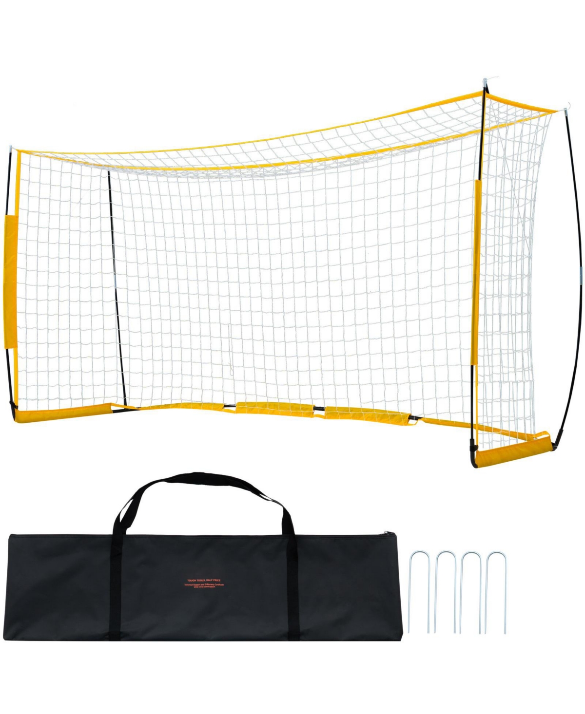 Click here for Hongge Portable 12 x 6 ft Soccer Goal with Steel a... prices