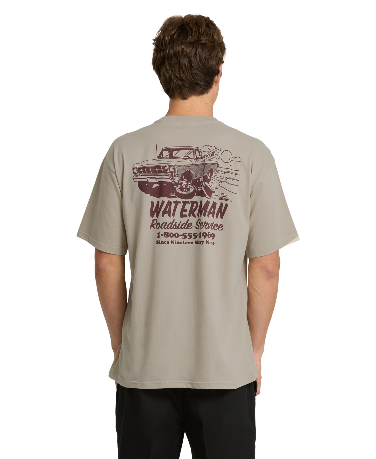 Click here for Quiksilver Waterman Mens Regular-Fit Crewneck T-Sh... prices