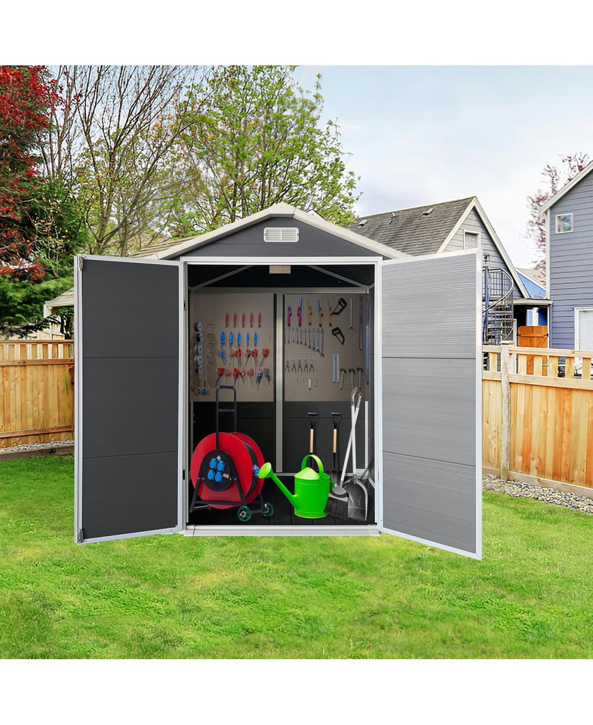 Click here for Streamdale Furniture 6x 4 Feet Plastic Outdoor Sto... prices