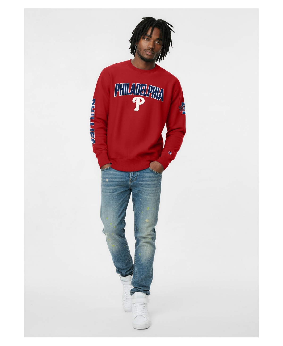 Click here for Champion Mens Red Philadelphia Phillies Reverse We... prices