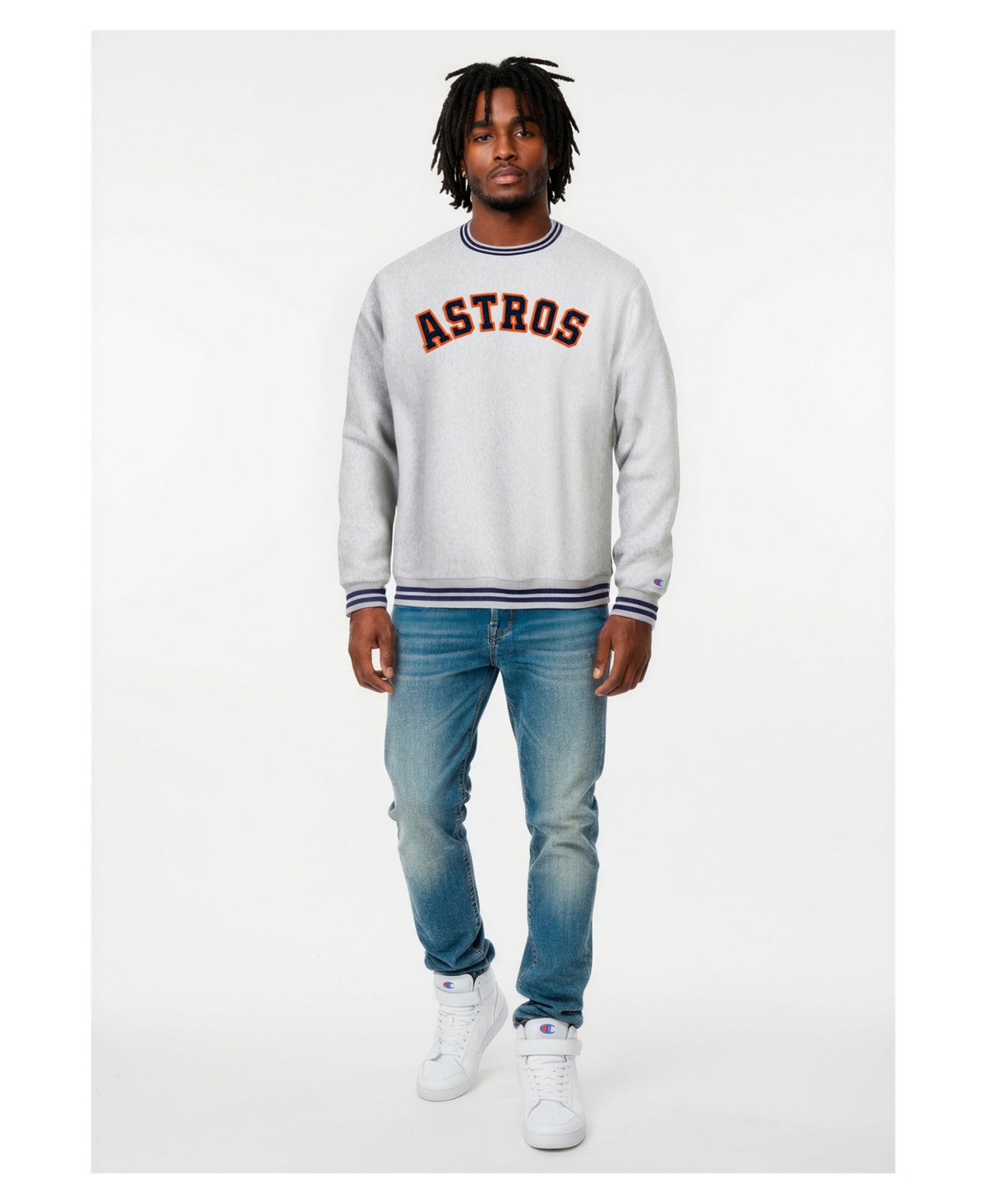 Click here for Champion Mens Heather Gray Houston Astros Reverse... prices
