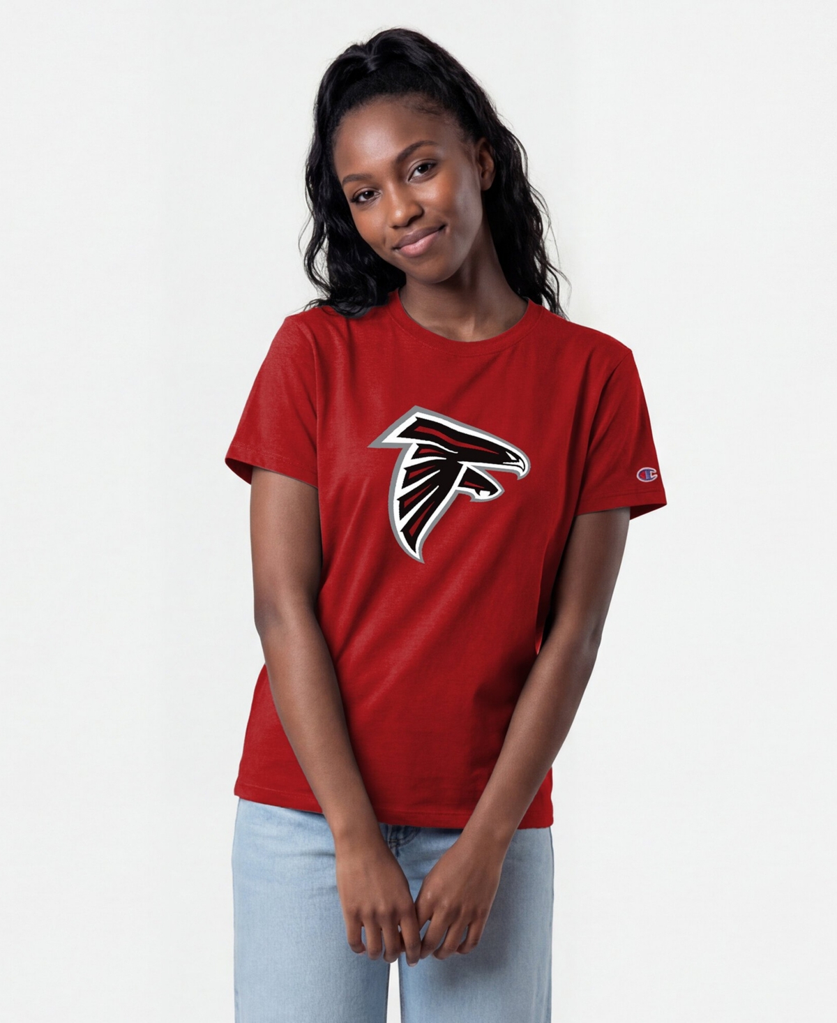 Click here for Champion Womens Atlanta Falcons Crewneck T-Shirt -... prices
