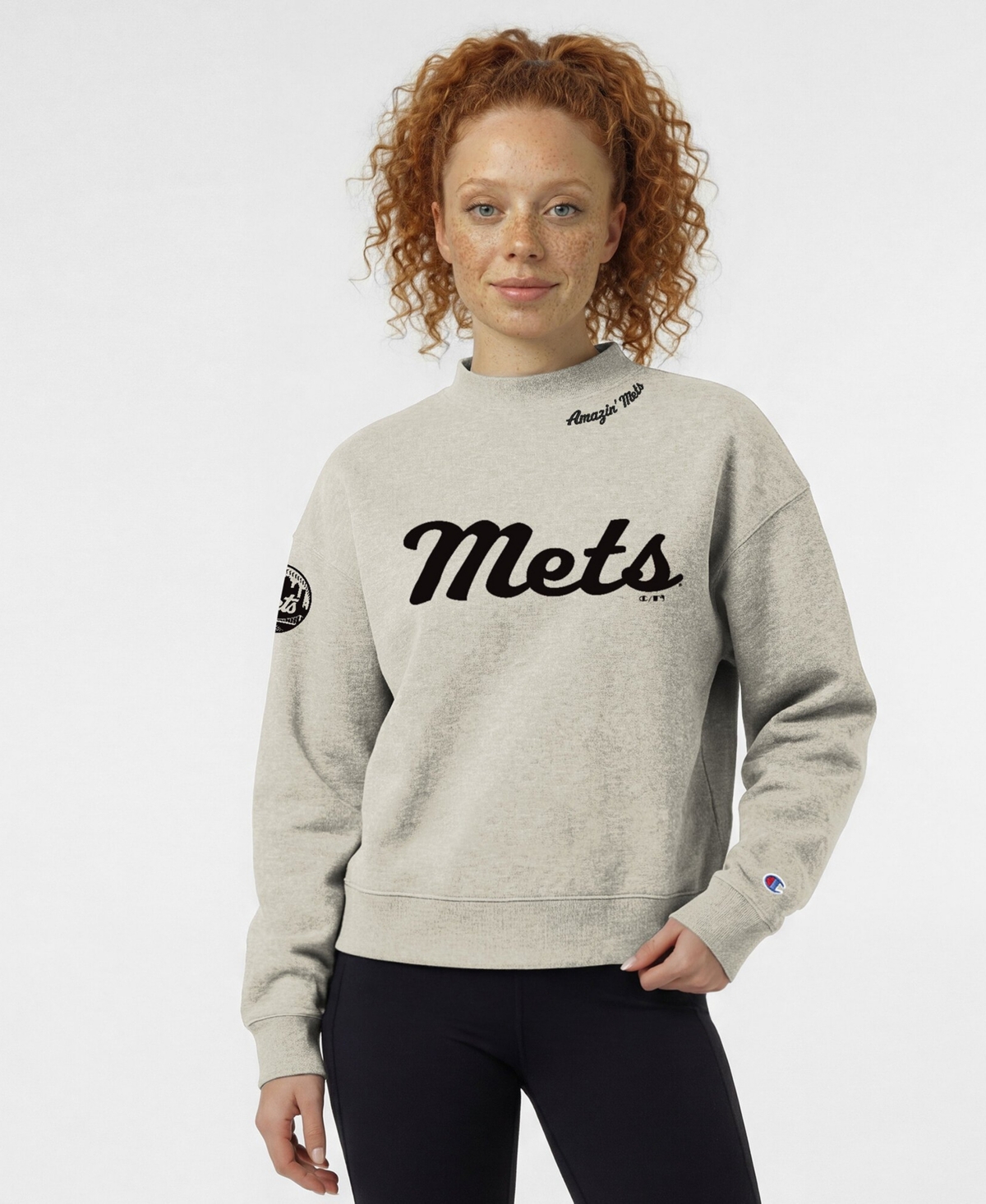 Click here for Champion Womens New York Mets Triumph Tri-Blend Fl... prices