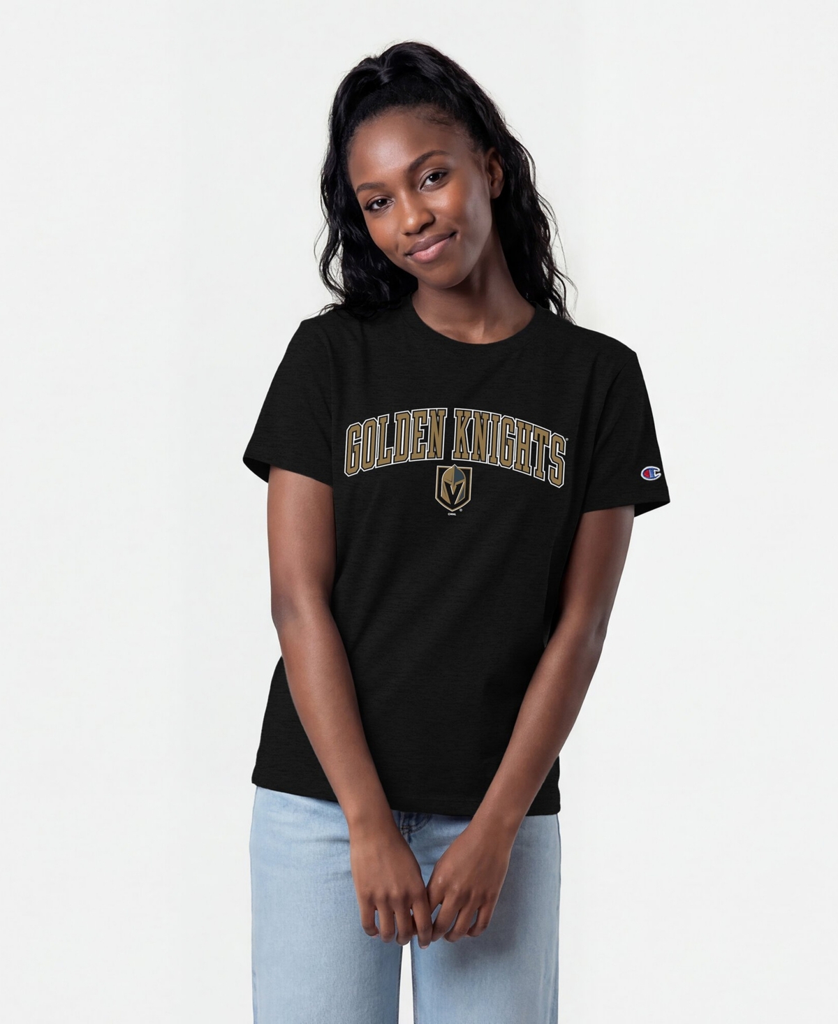 Click here for Champion Womens Vegas Golden Knights Arch Mascot L... prices