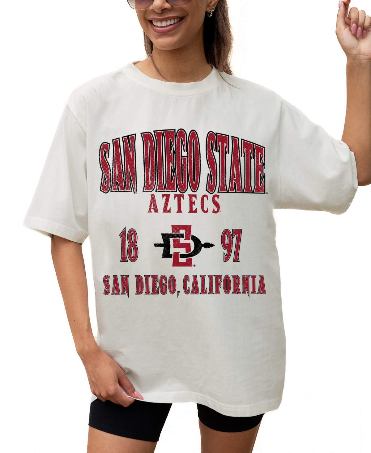 Click here for Gameday Couture Womens Cream San Diego State Aztec... prices