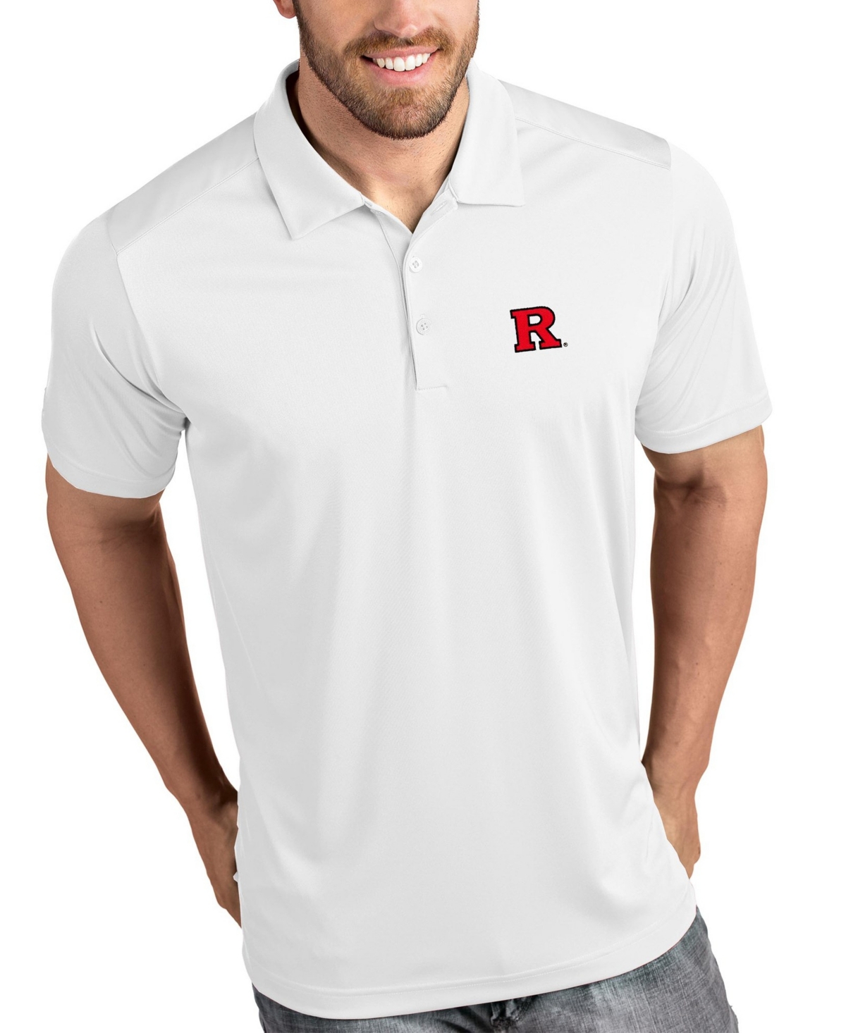 Click here for Antigua Mens White Rutgers Scarlet Knights Tribute... prices