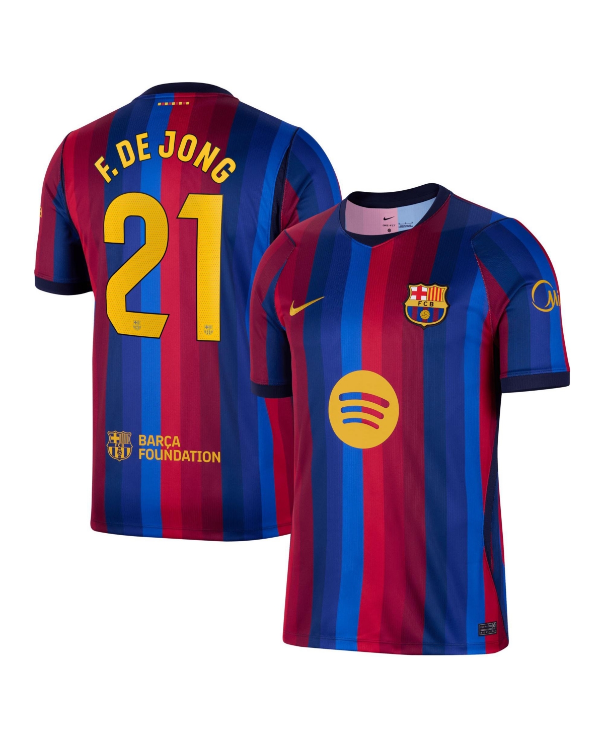 Click here for Nike Mens Frenkie de Jong Red Barcelona 2026/27 Ho... prices