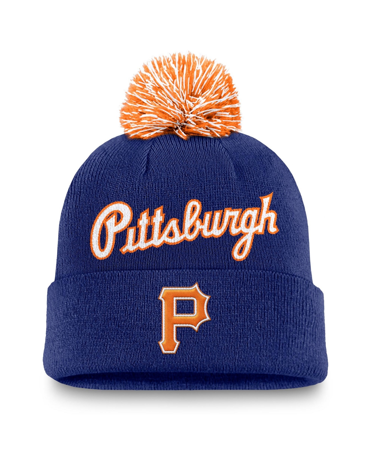 Click here for Nike Mens Royal Pittsburgh Pirates Peak Cuffed Pom... prices