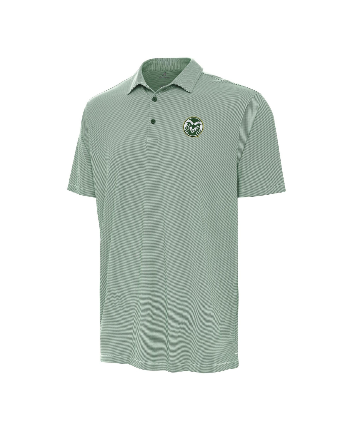 Click here for Antigua Mens Green Colorado State Rams Twine Polo... prices