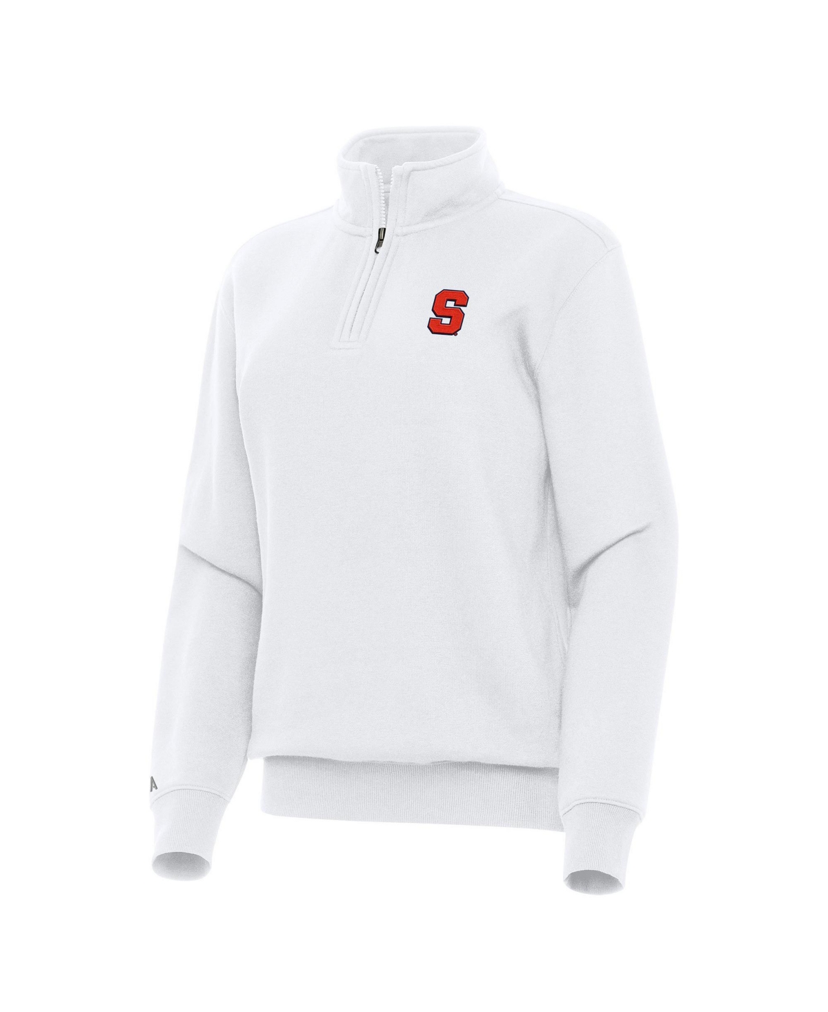 Click here for Antigua Womens White Syracuse Orange Victory Quart... prices
