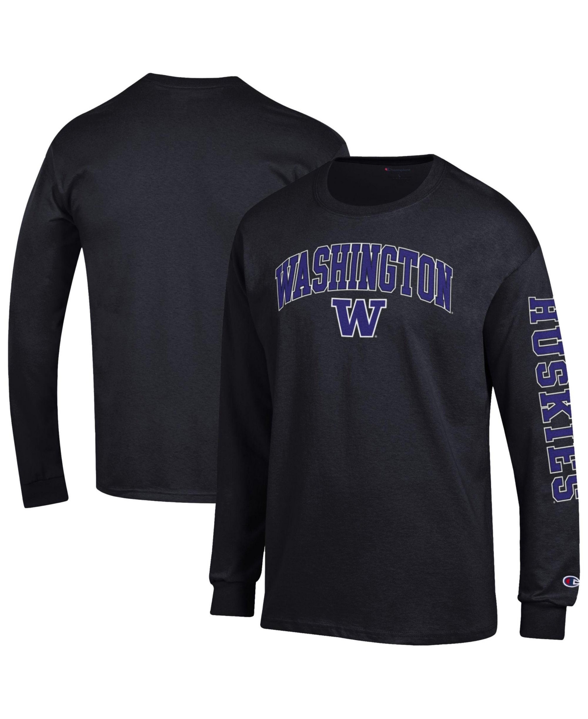 Click here for Champion Mens Black Washington Huskies Arch Over L... prices