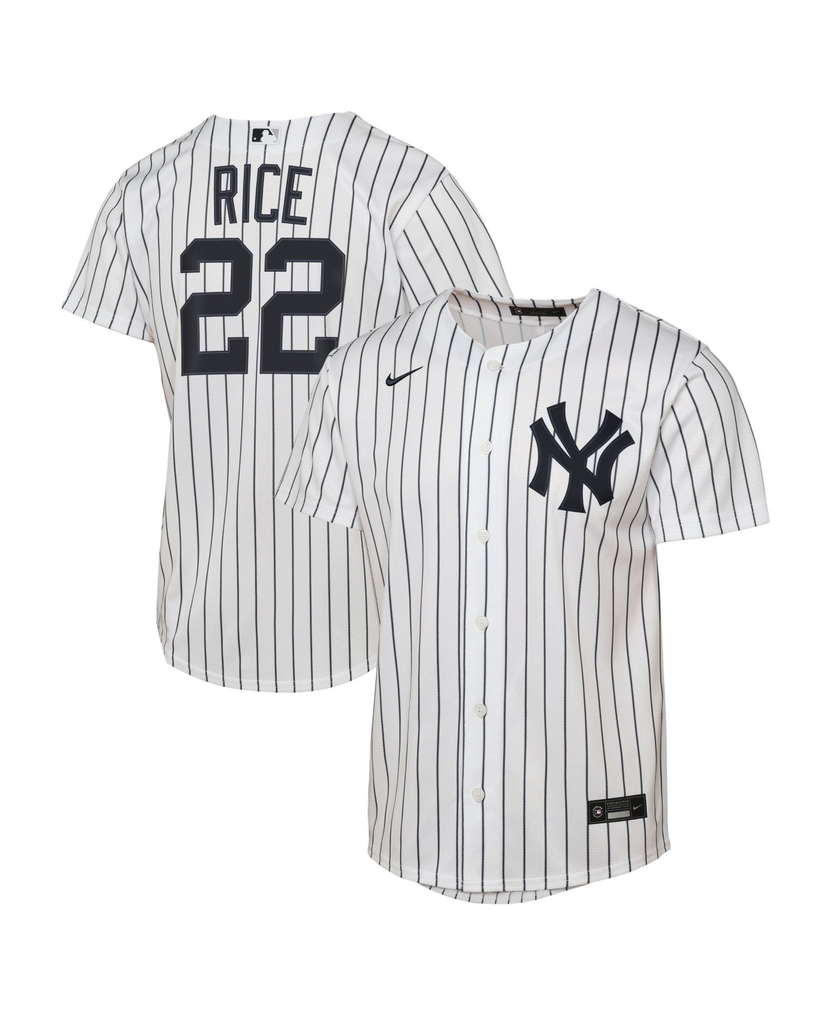 Click here for Nike Big Boys and Girls Ben Rice White New York Ya... prices