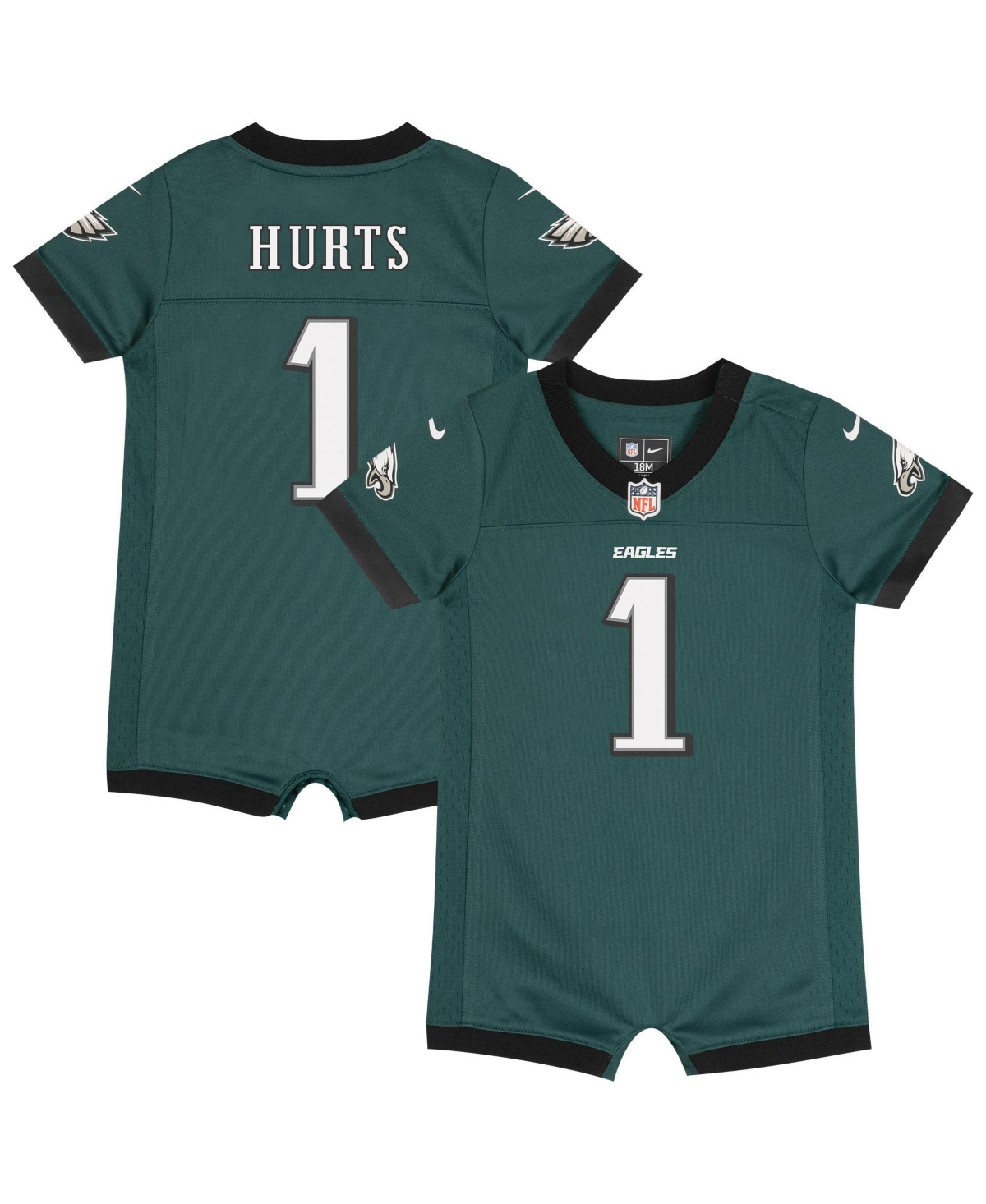 Click here for Nike Baby Boys and Girls Jalen Hurts Midnight Gree... prices
