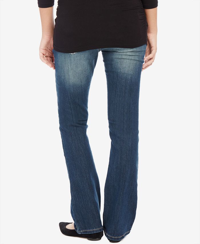 Motherhood Maternity Boot-Cut Dark Wash Jeans - Macy's