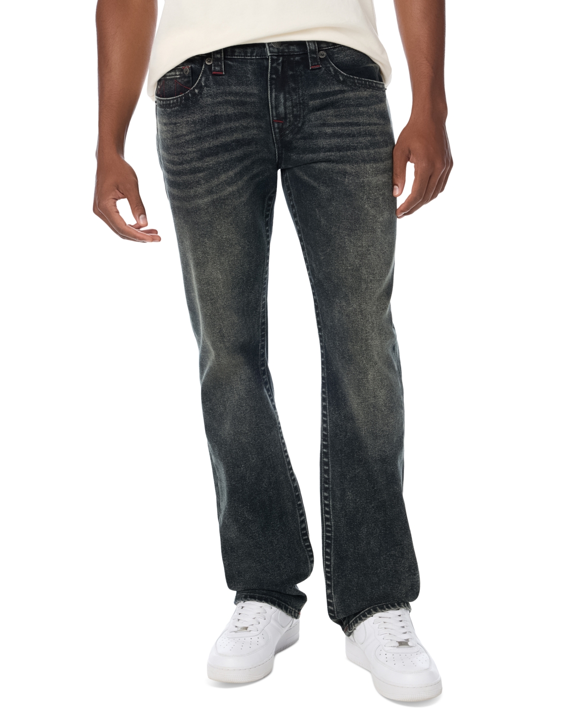 Click here for True Religion Mens Ricky Embroidered Flap Straight... prices