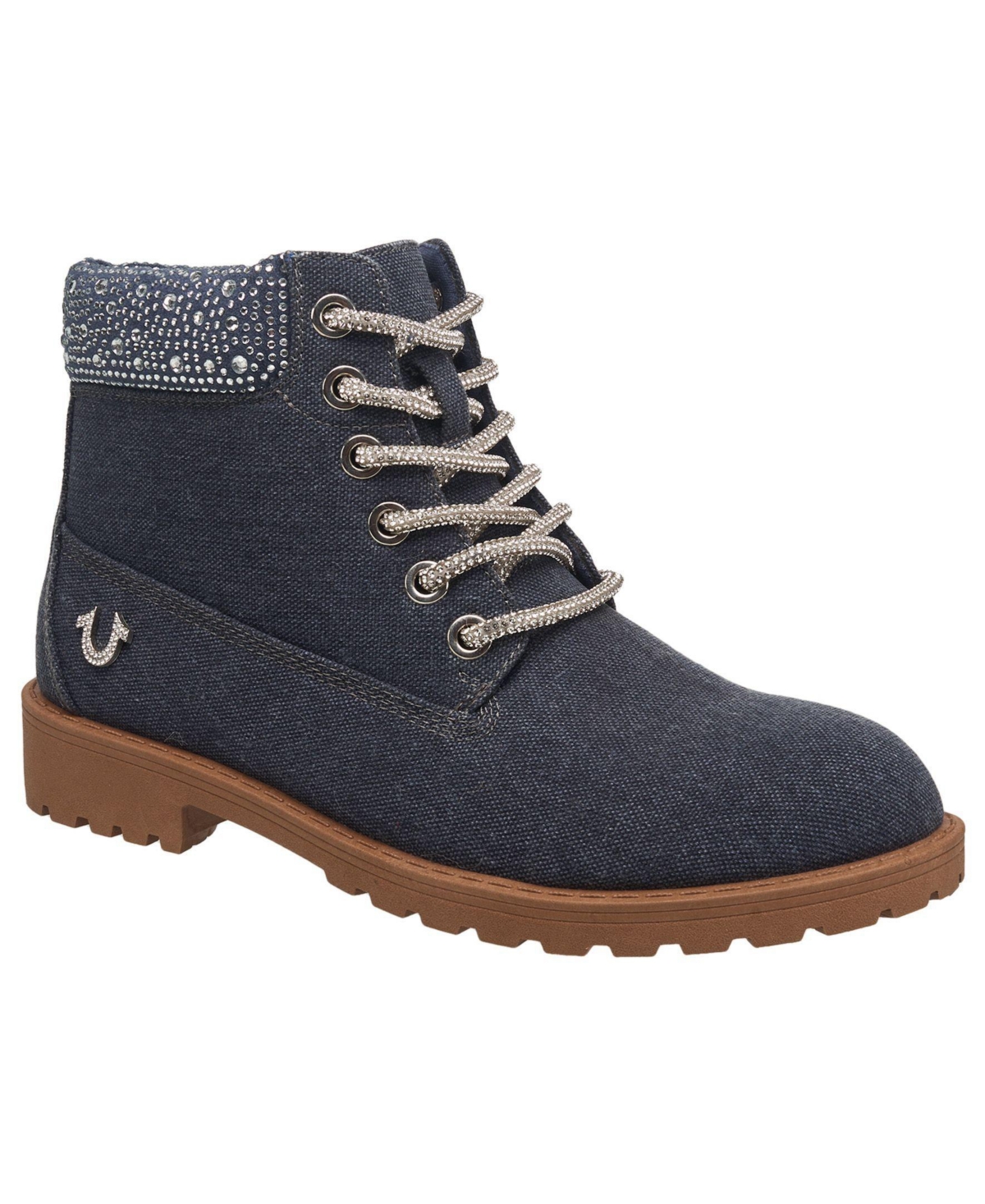 Click here for True Religion Womens Faith Bling Lace Combat Boot... prices