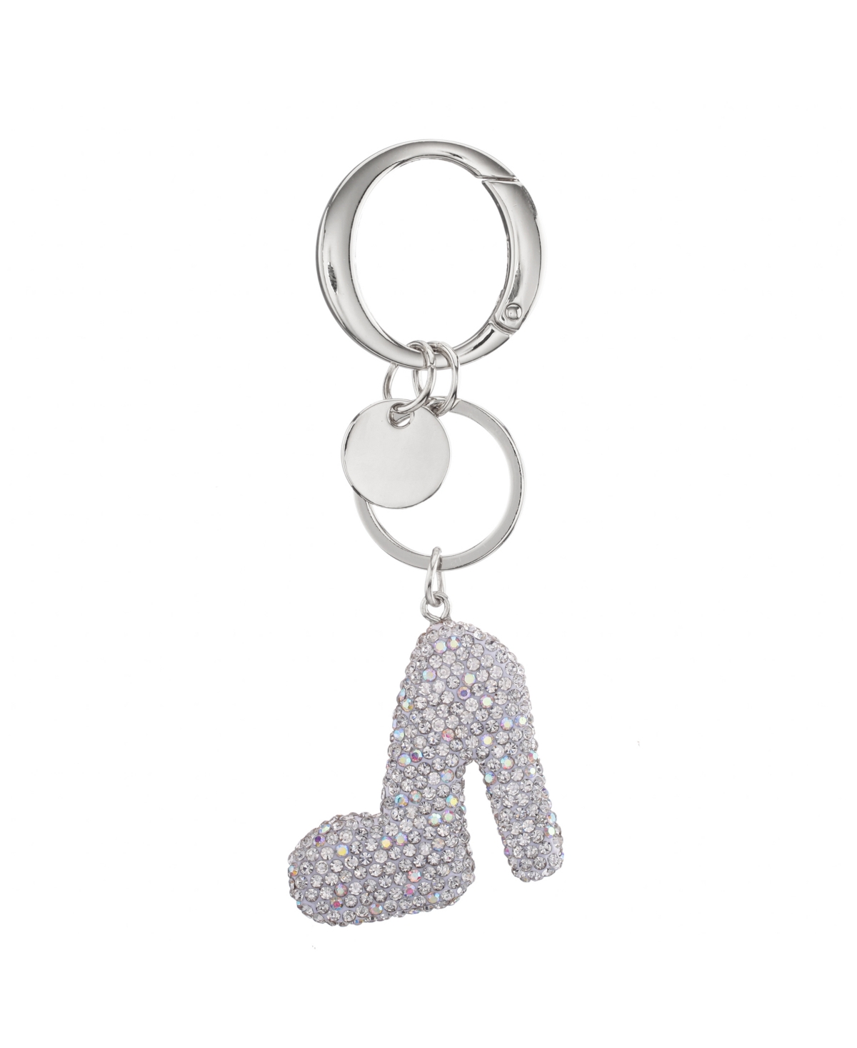 Click here for Nina High Heel Pump Bag Charm - Silver prices