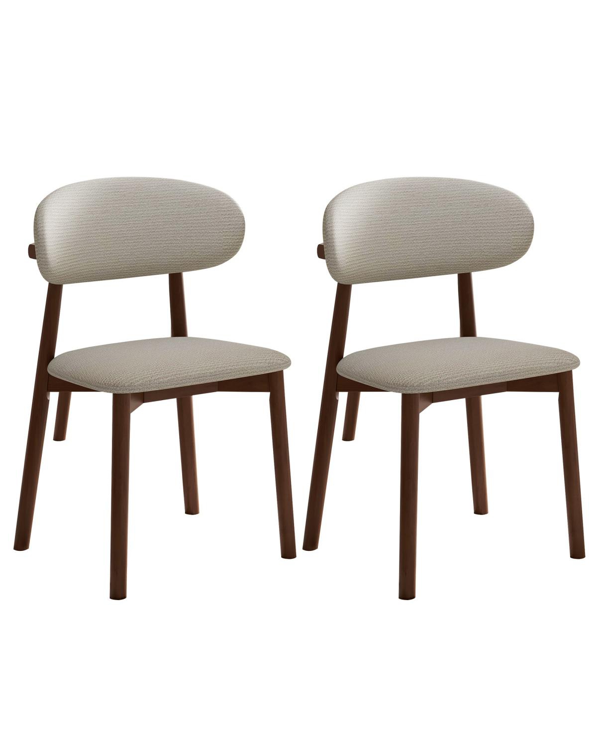 Click here for Streamdale Furniture Solid Wood Chenille Dining Ch... prices