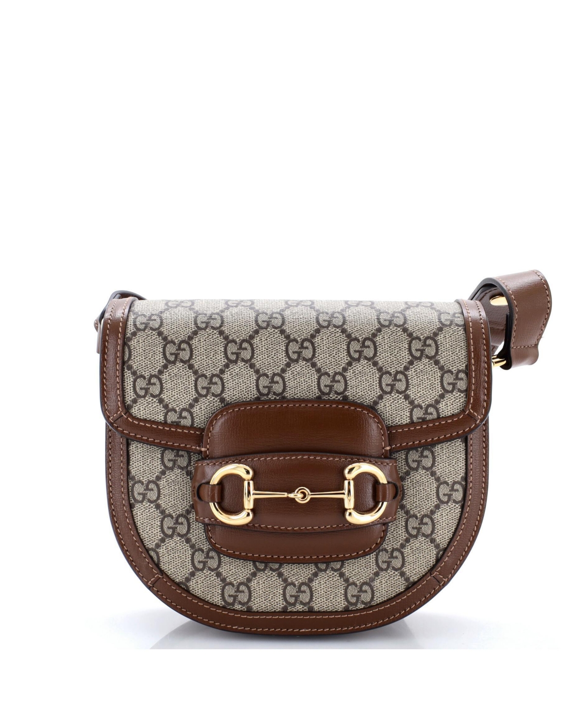 Click here for Pre-Owned Gucci Mini Horsebit 1955 Rounded Shoulde... prices