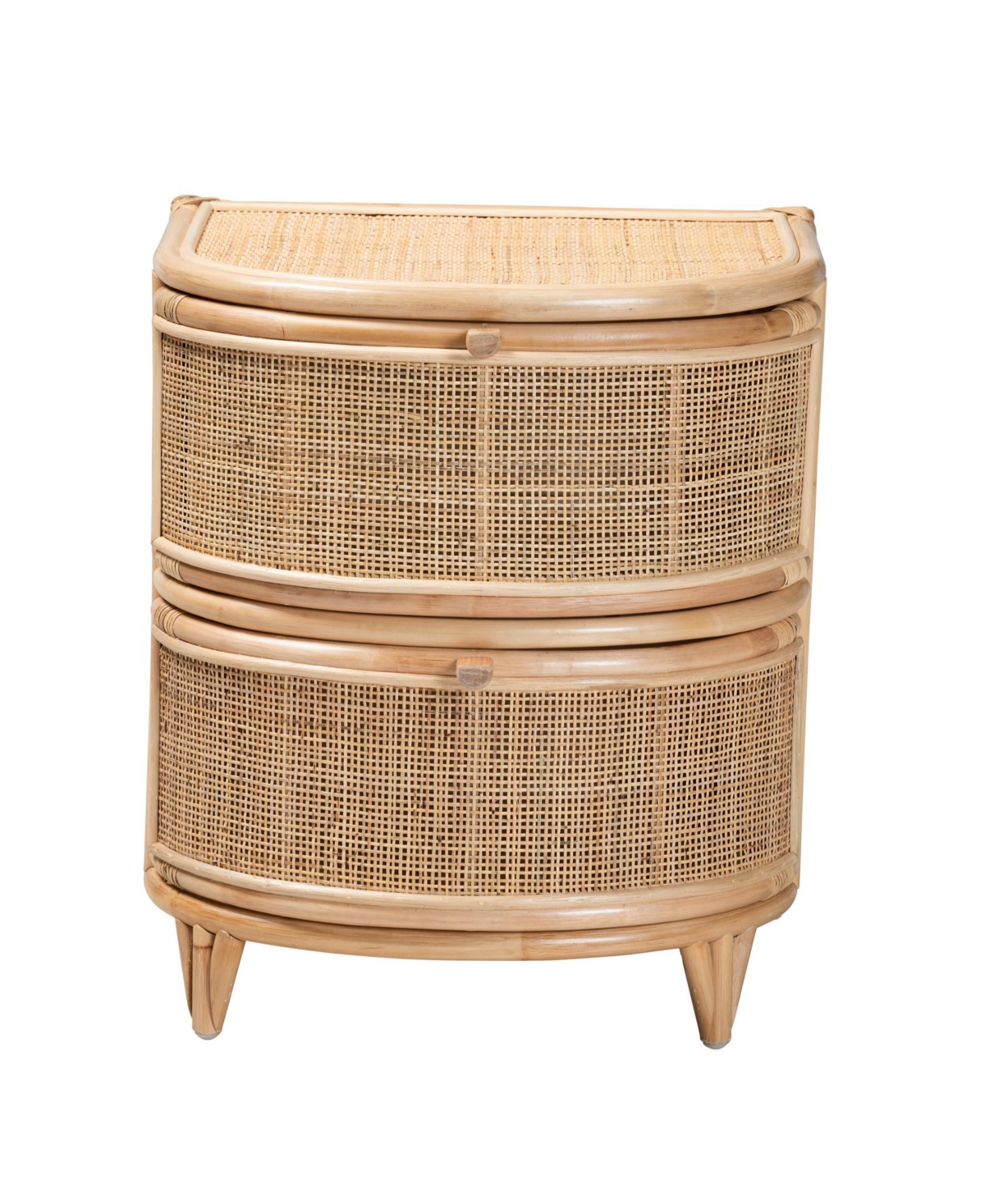 Click here for bali & pari Oleta 24 Rattan 2-Drawer Nightstand -... prices