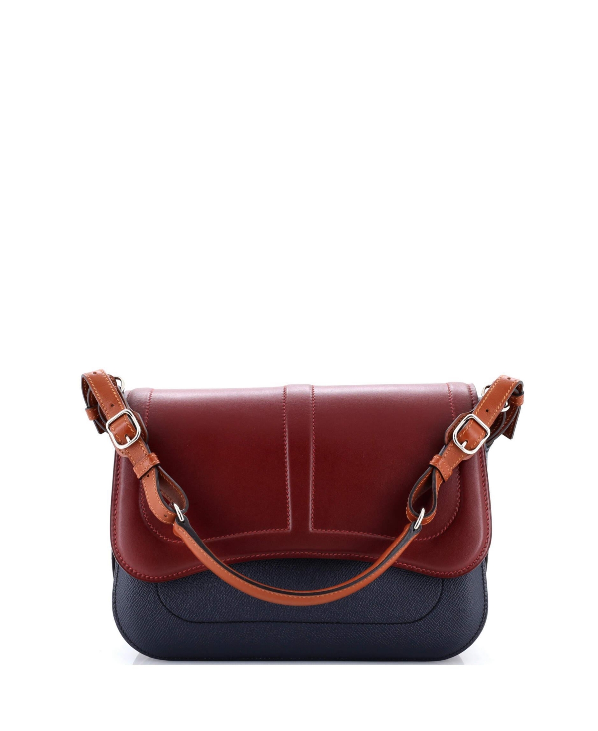 Click here for Pre-Owned Hermes Harnais Shoulder Bag Epsom and Ta... prices