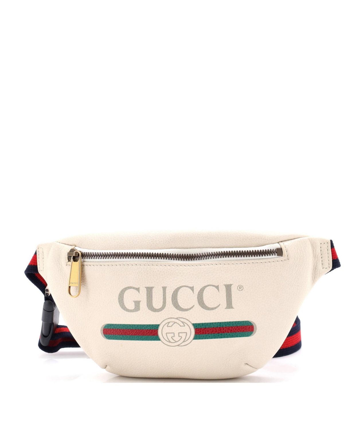 Click here for Pre-Owned Gucci Small Logo Belt Bag Printed Leathe... prices