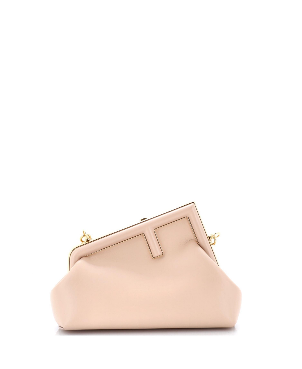 Click here for Pre-Owned Fendi Small First Bag Leather - Natural prices