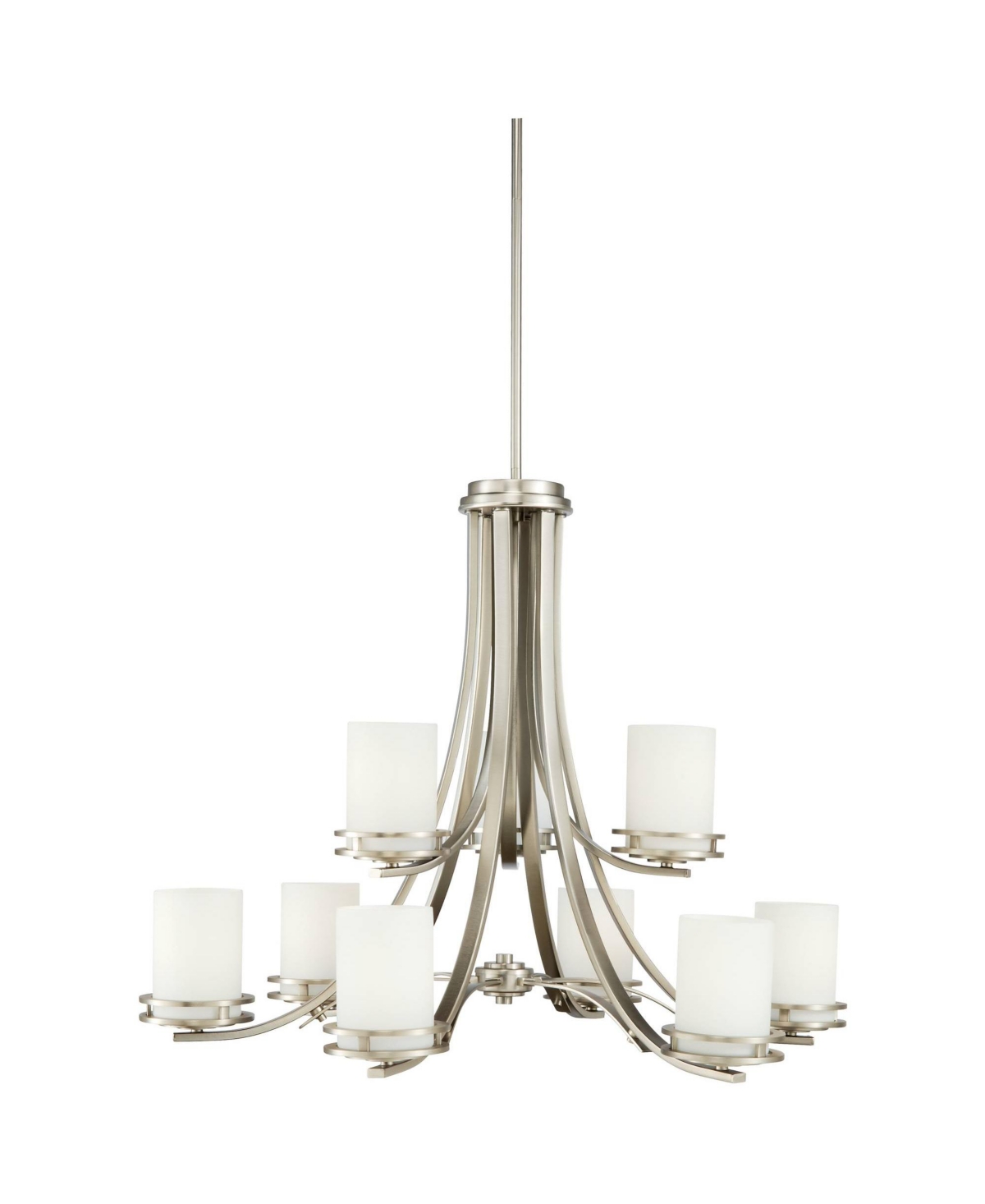Click here for Kichler Hendrik 33 1/2 Wide 9-Light Nickel Two Tie... prices