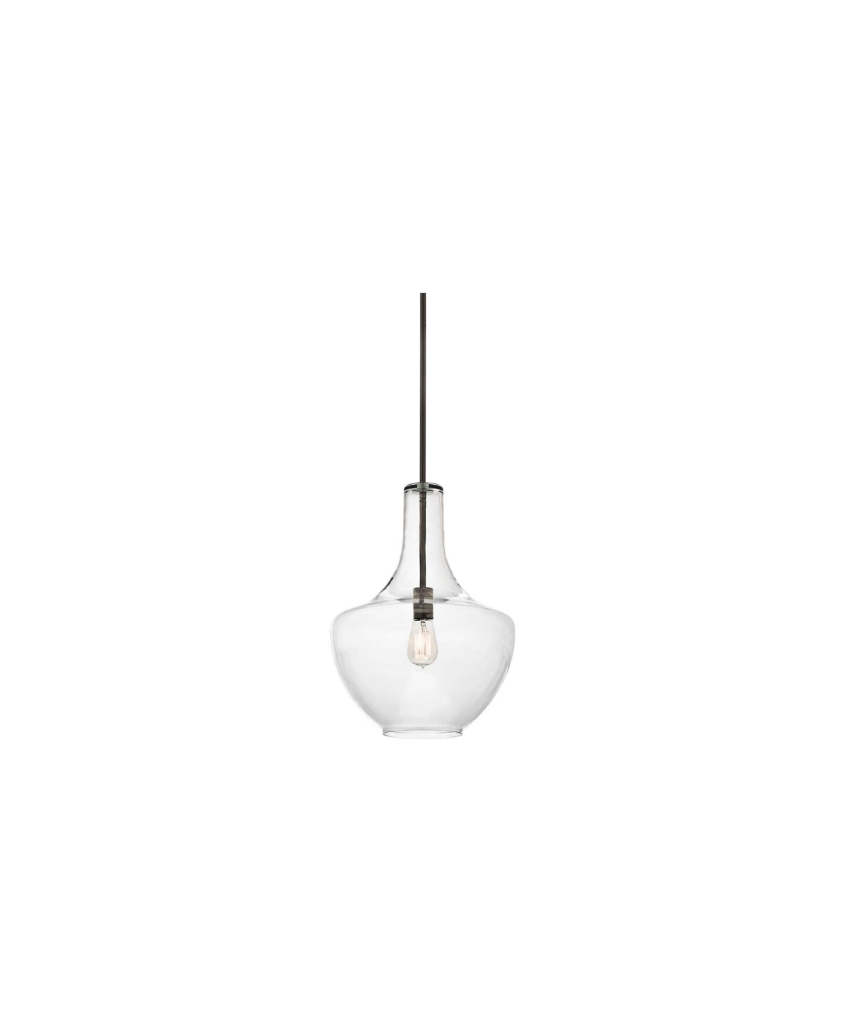 Click here for Kichler Everly 13 3/4 Wide Olde Bronze Clear Glass... prices
