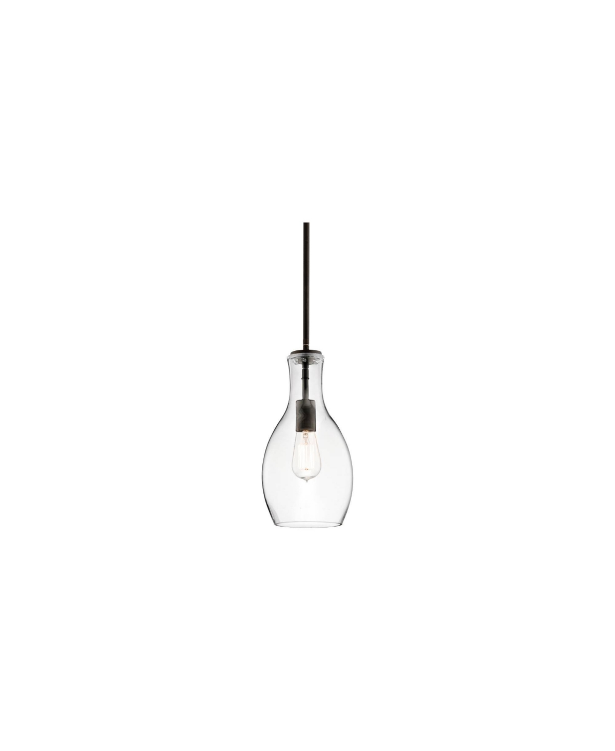 Click here for Kichler Everly 7 Wide Olde Bronze Glass Mini Penda... prices